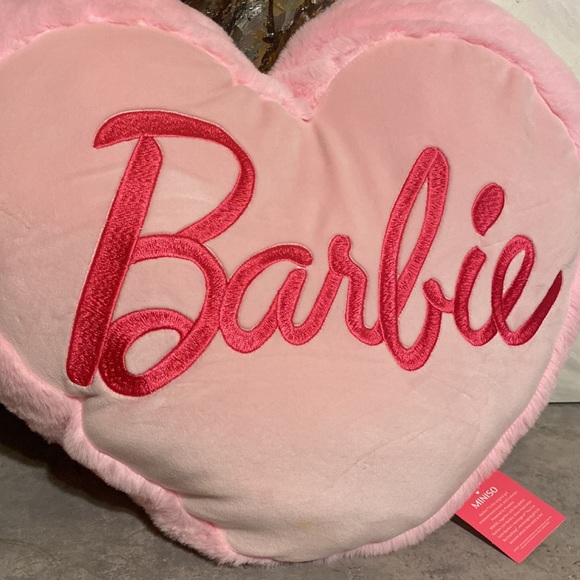 Barbie | Accents | Barbie X Miniso Pink Heart Pillow | Poshmark